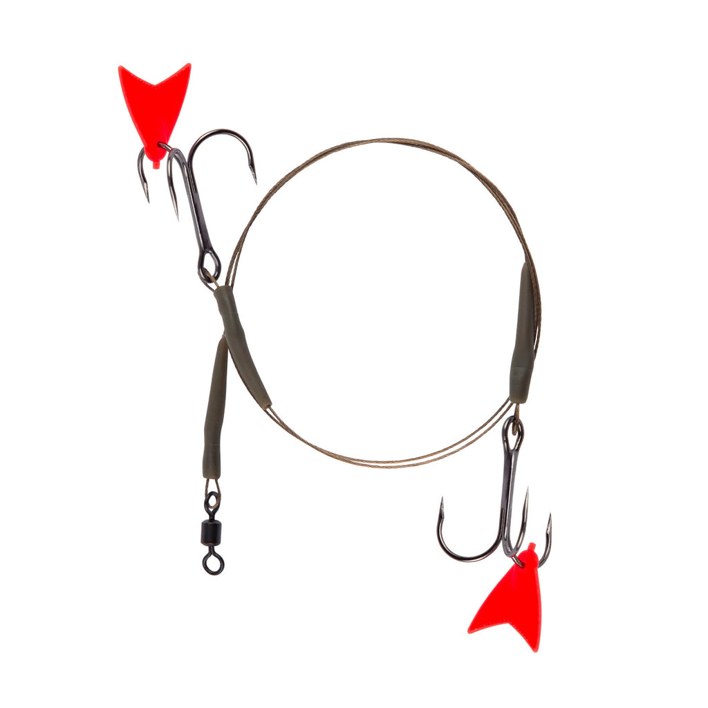 Skeater DeadBait Trace 7x7 Barbless Twin – Taskers Angling