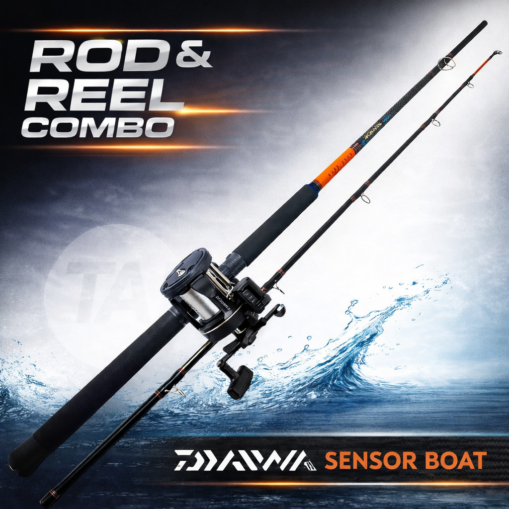 Daiwa Sensor 20-30lb Boat Combo – Taskers Angling