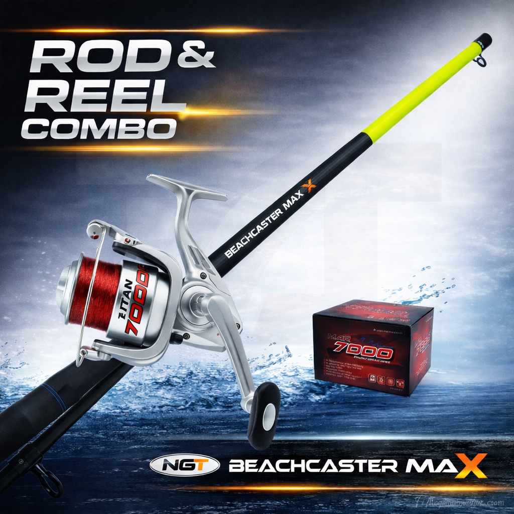 NGT Beachcaster Max Combo – Taskers Angling