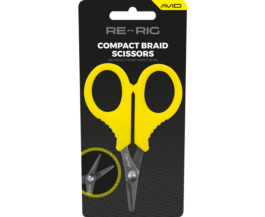 Avid Carp Re-Rig Compact Braid Scissors – Taskers Angling