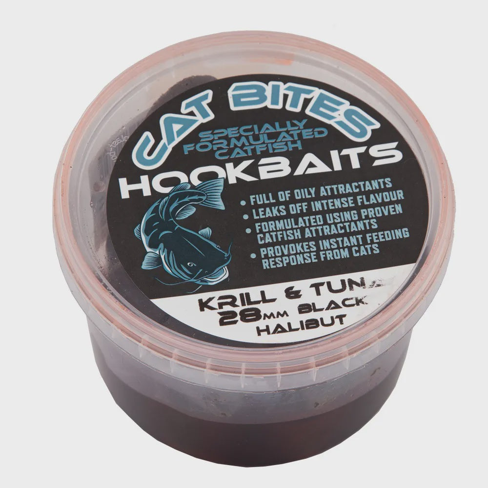 Bait-Tech Cat Bites 28mm Black Halibut Krill & Tuna (350g) – Taskers ...