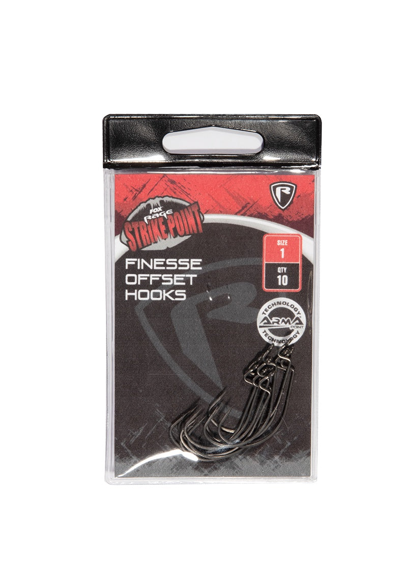Fox Rage Strike Point Finesse Offset Hooks – Taskers Angling