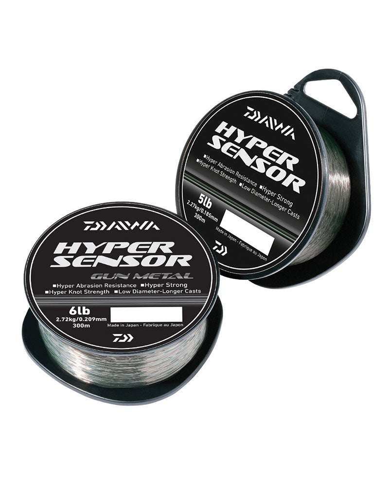 Daiwa Hyper Sensor Monofilament Line 300m Gun Metal – Taskers Angling