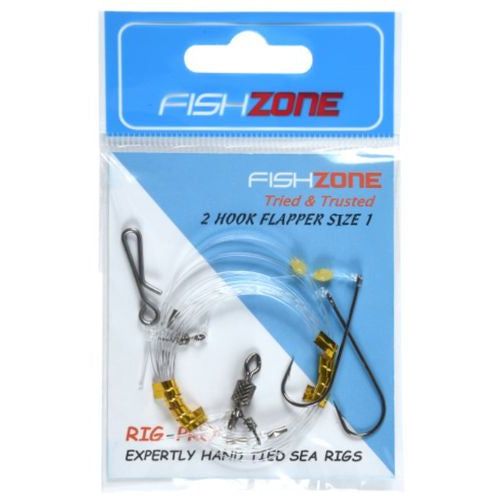 Fishzone Rig Pro 2 Hook Flapper Rigs – Taskers Angling