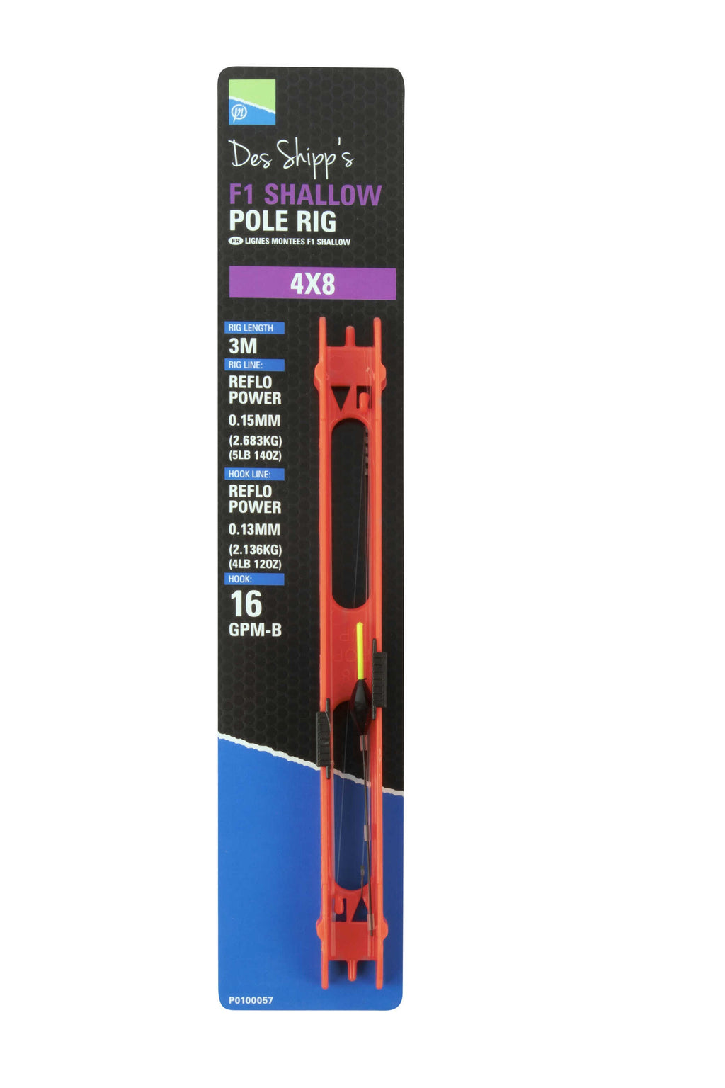 Preston Innovations F1 Shallow Pole Rig – Taskers Angling
